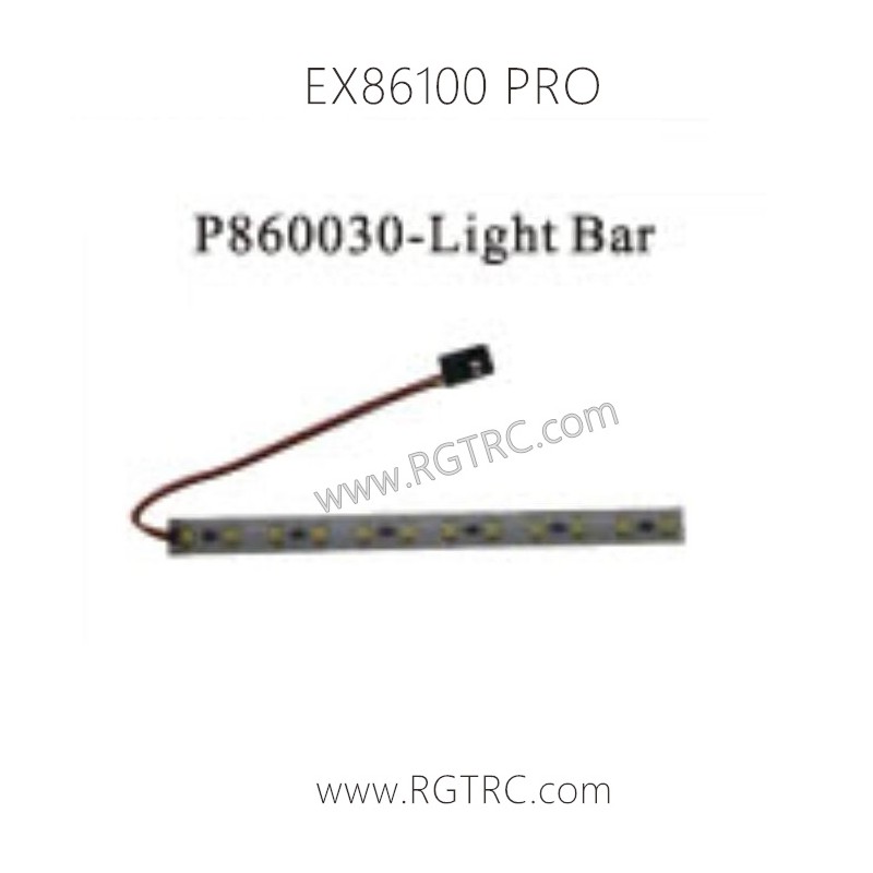 RGT EX86100 PRO Parts P860030 Light Bar